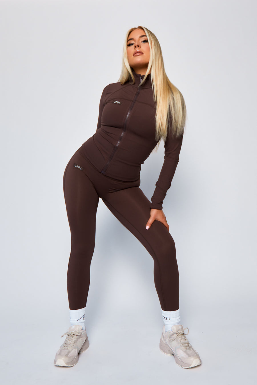 ARI - Gym Sports Bra | Gym Leggings | Zip Up Jacket | Cropped Hoodies ...